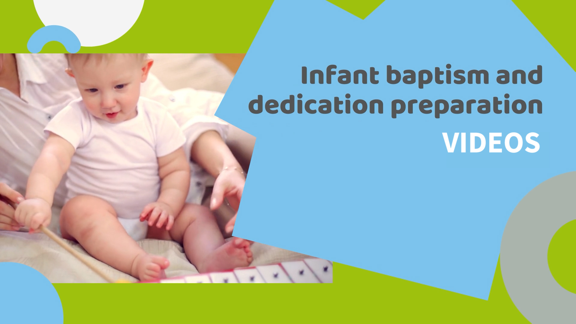 Parenting for Faith | Baptism and dedication preparation videos