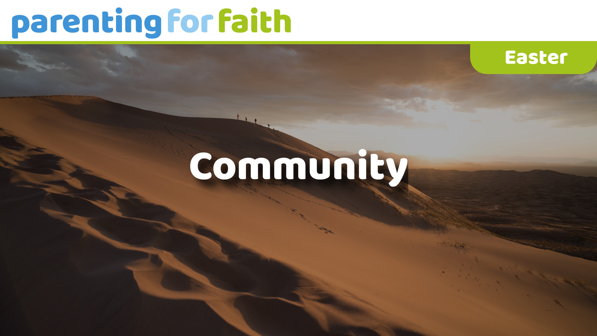 Parenting for Faith | Journeying with Jesus 2: Community: God's design ...