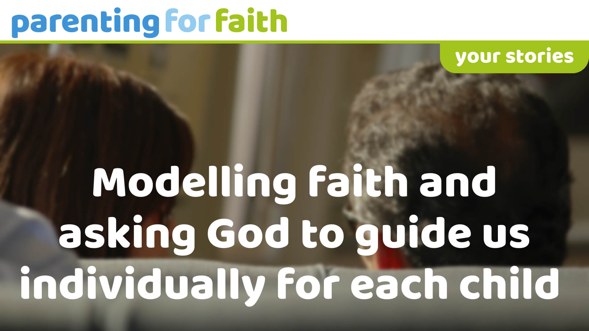 Parenting for Faith | Modelling for a toddler